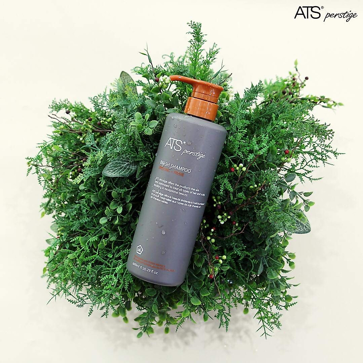 ATS Perstige Bresh Shampoo - 600ML, Oily Scalp and Soothing Silicone Free Shampoo