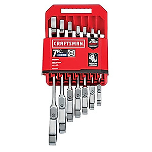 Craftsman CMMT87009 7-Piece Metric Flex Reversible Ratchet Set