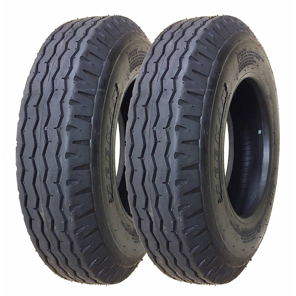 Zeemax Heavy Duty TRUE Highway Trailer Tires 8-14.5 14 Ply Load Range G Speed Rating K 68mph- Set 2 …