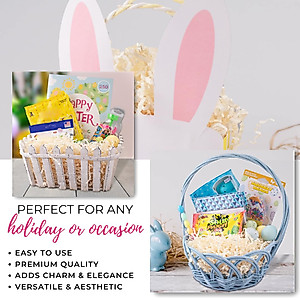 MagicWater Supply Crinkle Cut Paper Shred Filler (2 LB) for Gift Wrapping & Basket Filling - Light Ivory