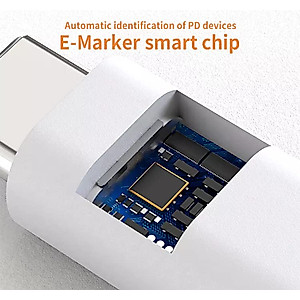 USB C to USB C Charging & Data Cable- 1 Meter - White