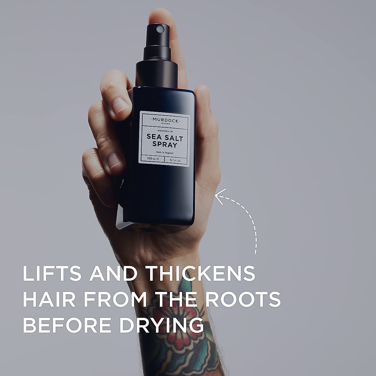 Murdock London Sea Salt Spray - Paraben Free Hair Styling Spray to Improve Hair Texture & Volume - 150 ml