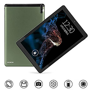 HD Tablet, 1960x1080 IPS Green 8800mAh 100240V 10.1 Inch Tablet for Reading for 11.0 (US Plug)