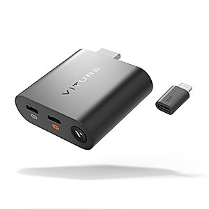 VITURE HDMI XR Adapter for iPhone 14 & Earlier Models, Enabling MultiScreen/Enhanced 3DoF/VR Videos, 2.8 Hours Battery Life, Charge While Playing, Direct Play on PlayStation/Xbx/Gaming Consoles