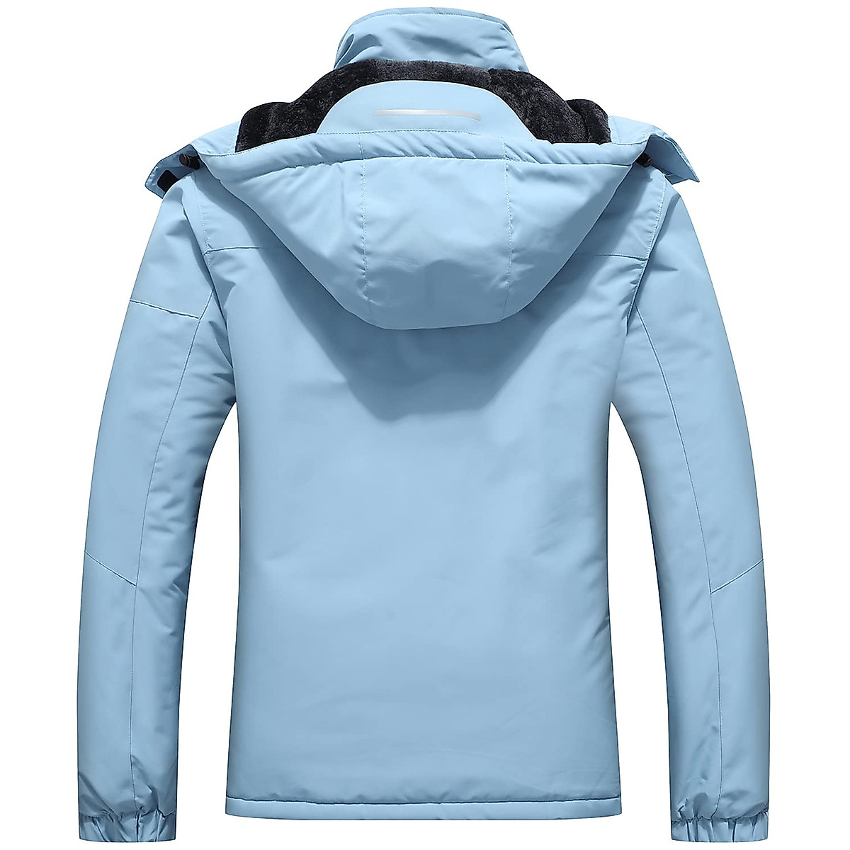 SUOKENI Women's Waterproof Warm Winter Snow Coat Hooded Raincoat Ski Snowboarding Jacket