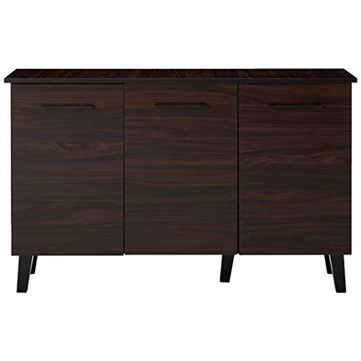 GDFStudio Emilia Side Board Cabinet | Scandinavian, Danish, Mid Century Modern Design | Perfect for Entryway-Dining or Living Room | Wenge