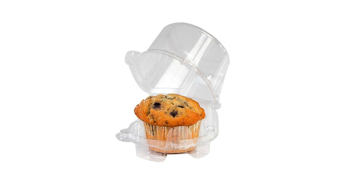 Decony Jumbo Cupcake Muffin Container - 20 Pack