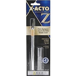 X-Acto No 1 Precision Knife | Z-Series, Craft Knife, with Safety Cap, #11 Fine Point Blade, Easy-Change Blade System