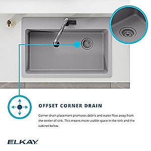 Elkay ELG13322MC0 Quartz Classic Mocha Single Bowl Drop-in Sink