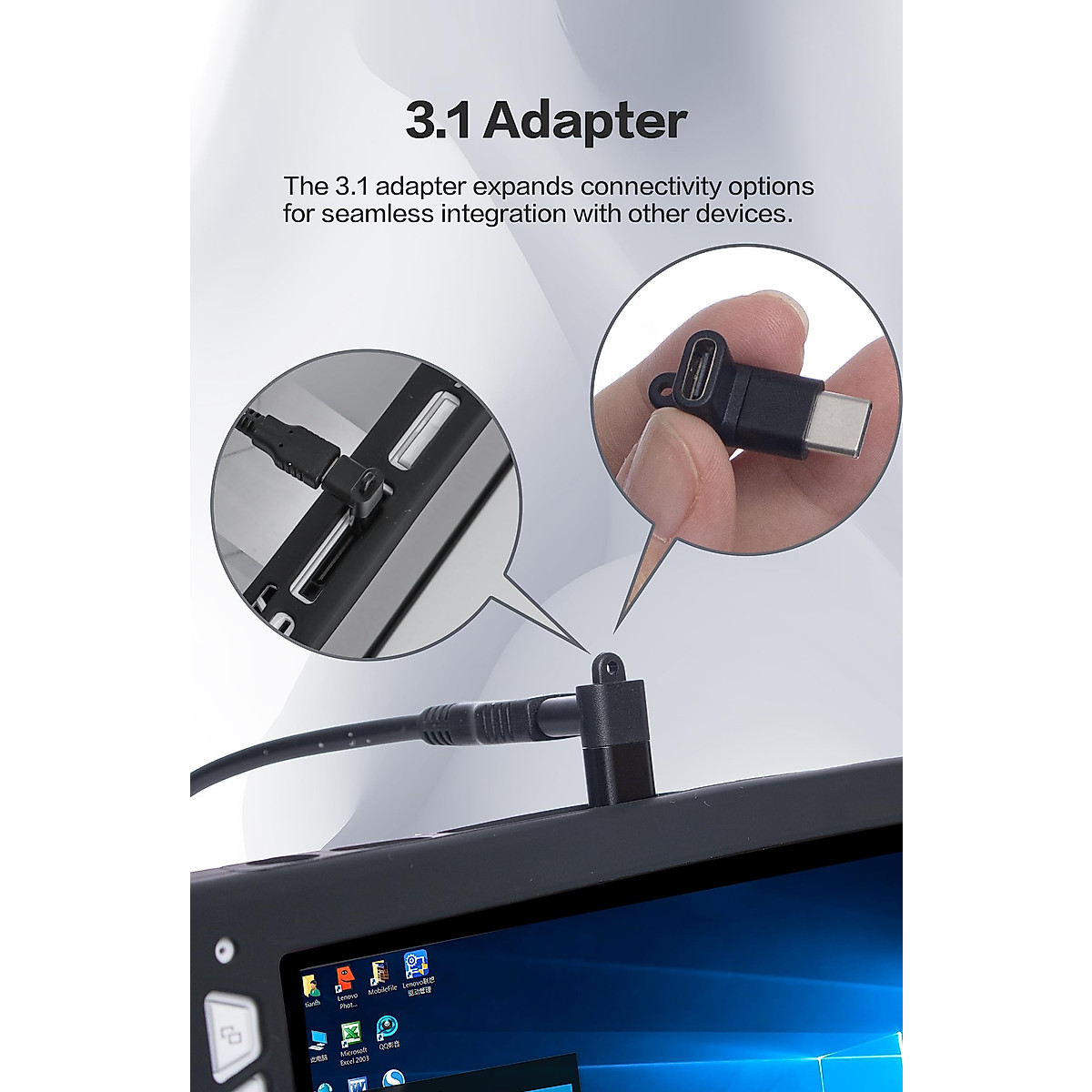Silicone Case for ROG Ally, Protective Case for ROG Ally with Tempered Glass Screen Protectors, Dust-Proof Net, Joystick Protectors and 3.1 Adapter - Black