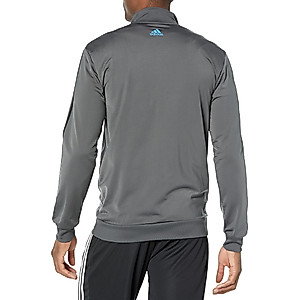 adidas Essentials Tricot 3-Stripes Linear Track Jacket Grey Six SM