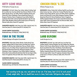 Weruva Cats in The Kitchen, Kitchen Cuties Variety Pack, Wet Cat Food, 3.2oz Can (Pack of 12)