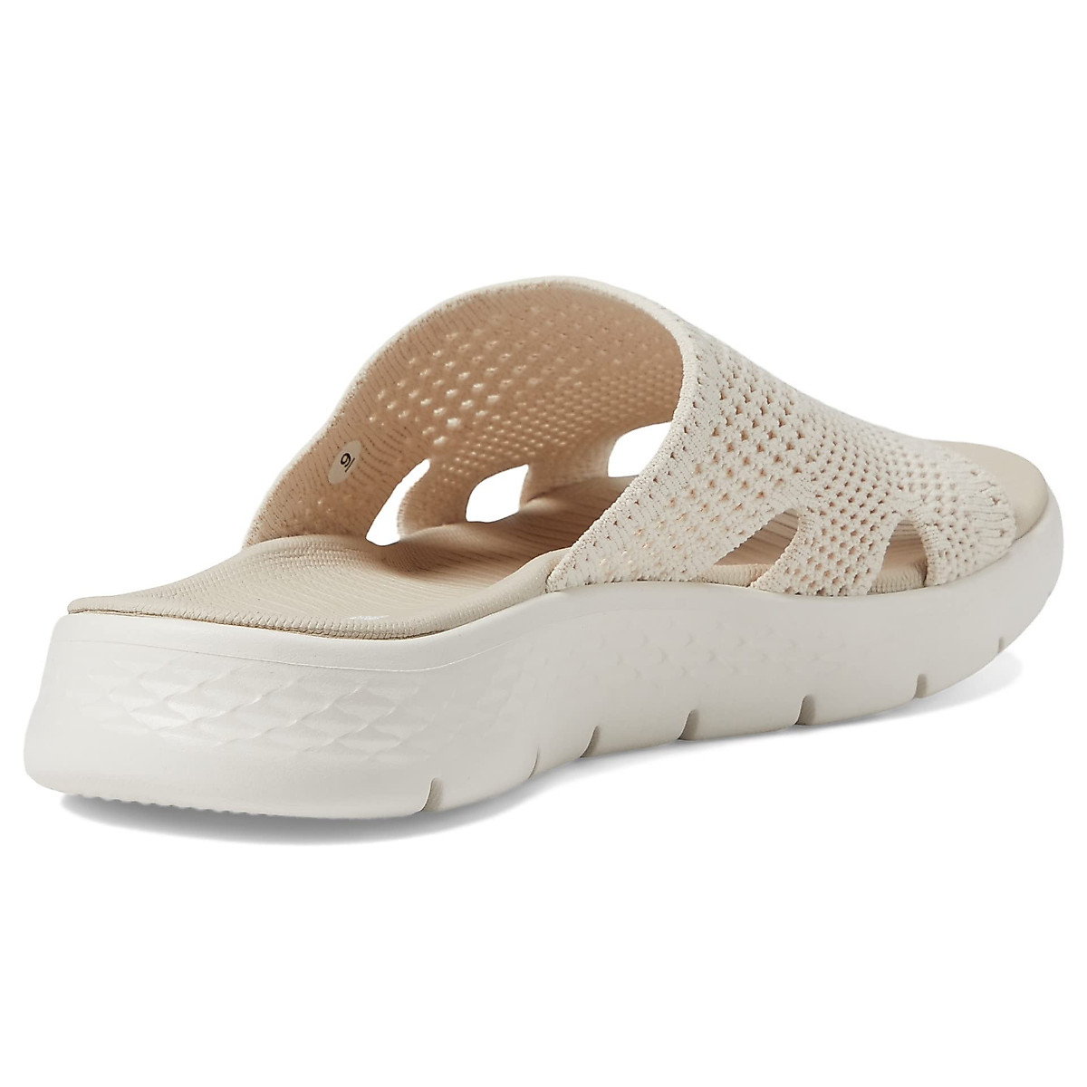 Skechers Women's GO Walk Flex Sandal-ELATION Slide, Natural, 8