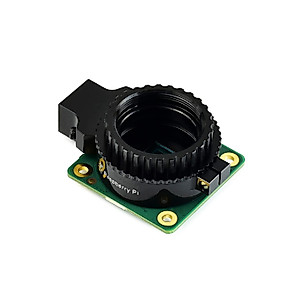 waveshare Accessory Compatible with Raspberry Pi HQ Camera 12.3MP IMX477 Sensor High Sensitivity Supports C- and CS-Mount Lenses Comes with a RPi Zero V1.3 Camera Cable 15cm