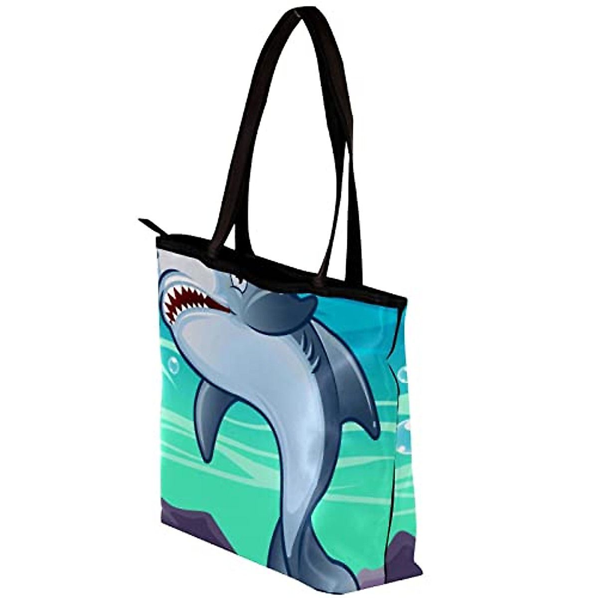 Tote Bag Women Satchel Bag Handbag Stylish Tote Handbag for Women Hobo Bag Fashion Crossbody Bag, Cartoon Shark Sea Animal