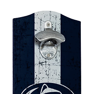 FOCO Penn State Nittany Lions NCAA Wooden Bottle Cap Opener Sign