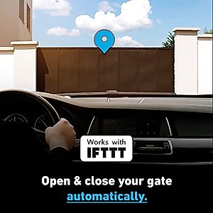 Ismartgate Pro Smart Wi-Fi Gate Opener Compatible with Amazon Alexa, Google Home, Apple Homekit, Samsung Smartthings and IFTTT