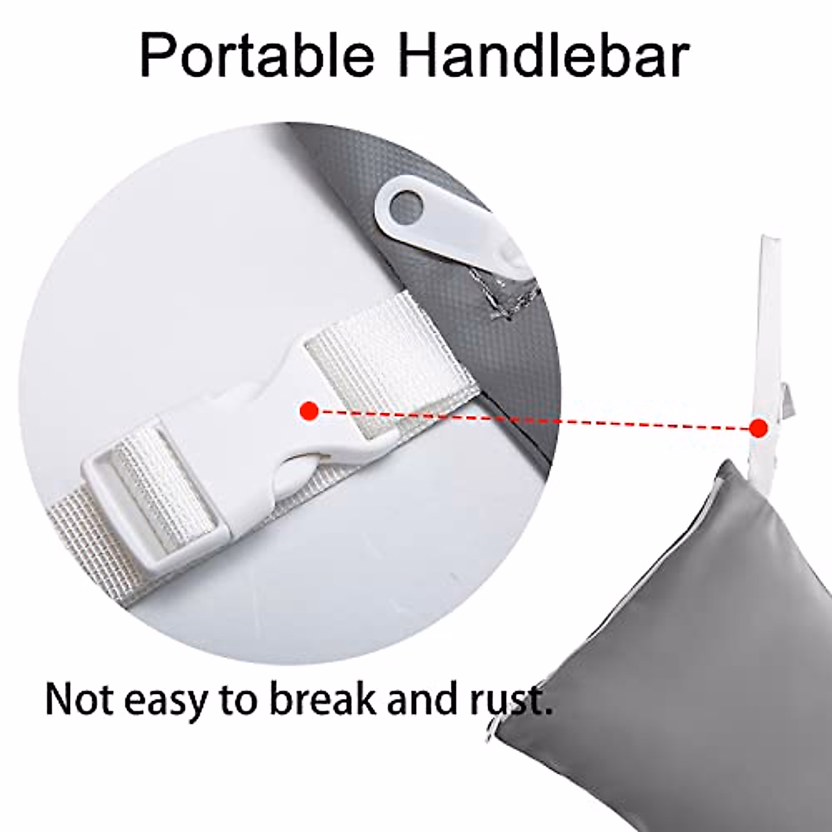 YaKuss Wet Dry Bags for Baby Cloth Diapers, Waterproof Reusable Travel Beach Pool Yoga Gym Bags for Soiled Baby Item Swimsuits & Wet Clothes with Two Zippered Pockets and Stroller Strap 3 Pack- S+M+L