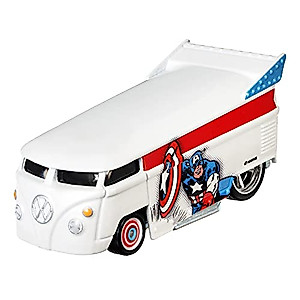Hot Wheels Pop Culture VW Drag Bus 1:64 Scale Vehicle for Kids Aged 3 Years Old & Up & Collectors of Classic Toy Cars, Featuring New Castings & Themes