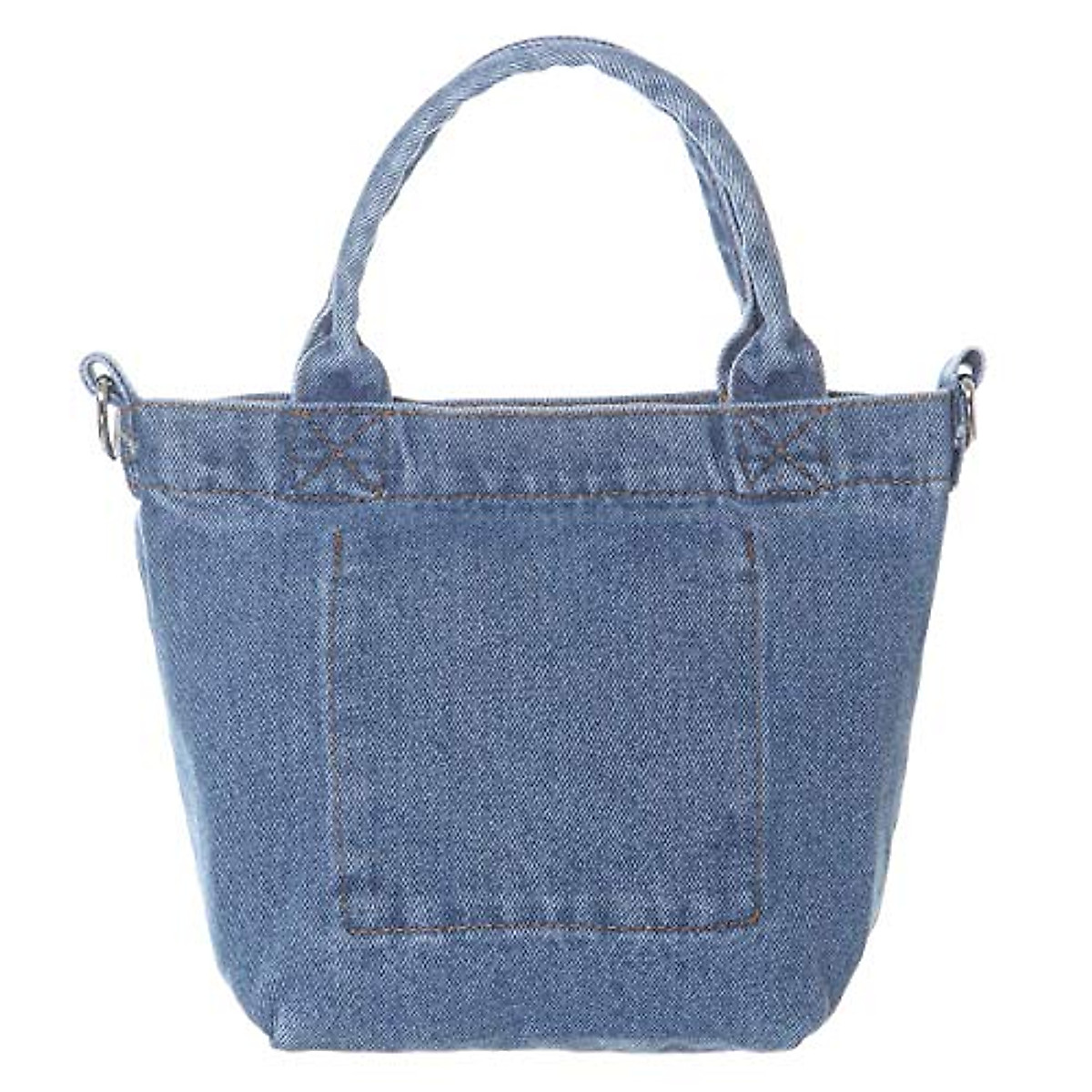 AOCINA Denim Purse Jean Tote Bag for Women Crossbody Shoulder Denim Purses and Handbags for Women(B-Light Blue)