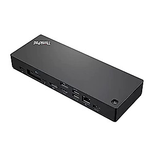 Lenovo 40B00135US Thunderbolt 4 ThinkPad Universal Dock 8K Display Support Up to 100W Power Delivery