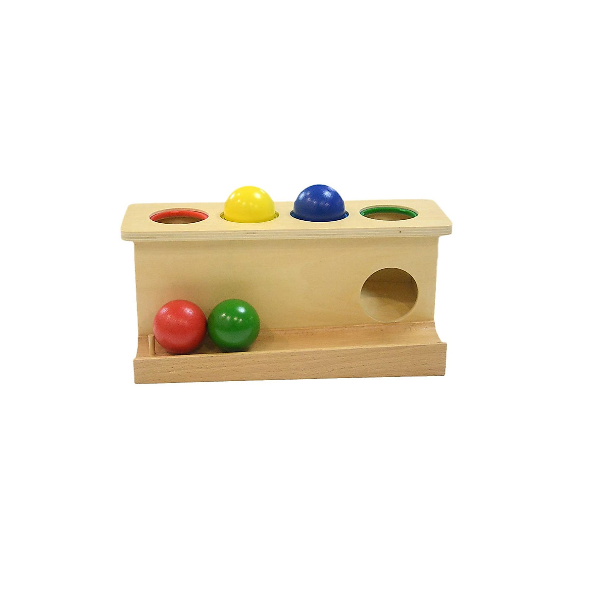LEADER JOY Montessori Toddlers Wooden Push Ball Toys Baby Preschoolers Toys Push Toys