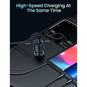 Car Charger, GBEAST Total 36W Mini USB Car Charger with Fast Charging Dual QC3.0 Port(Each Port 18W) Car Phone Charger Compatible with Samsung Galaxy S22/S21/S20 Plus/Ultra /S10+/S10, iPhone 14 etc