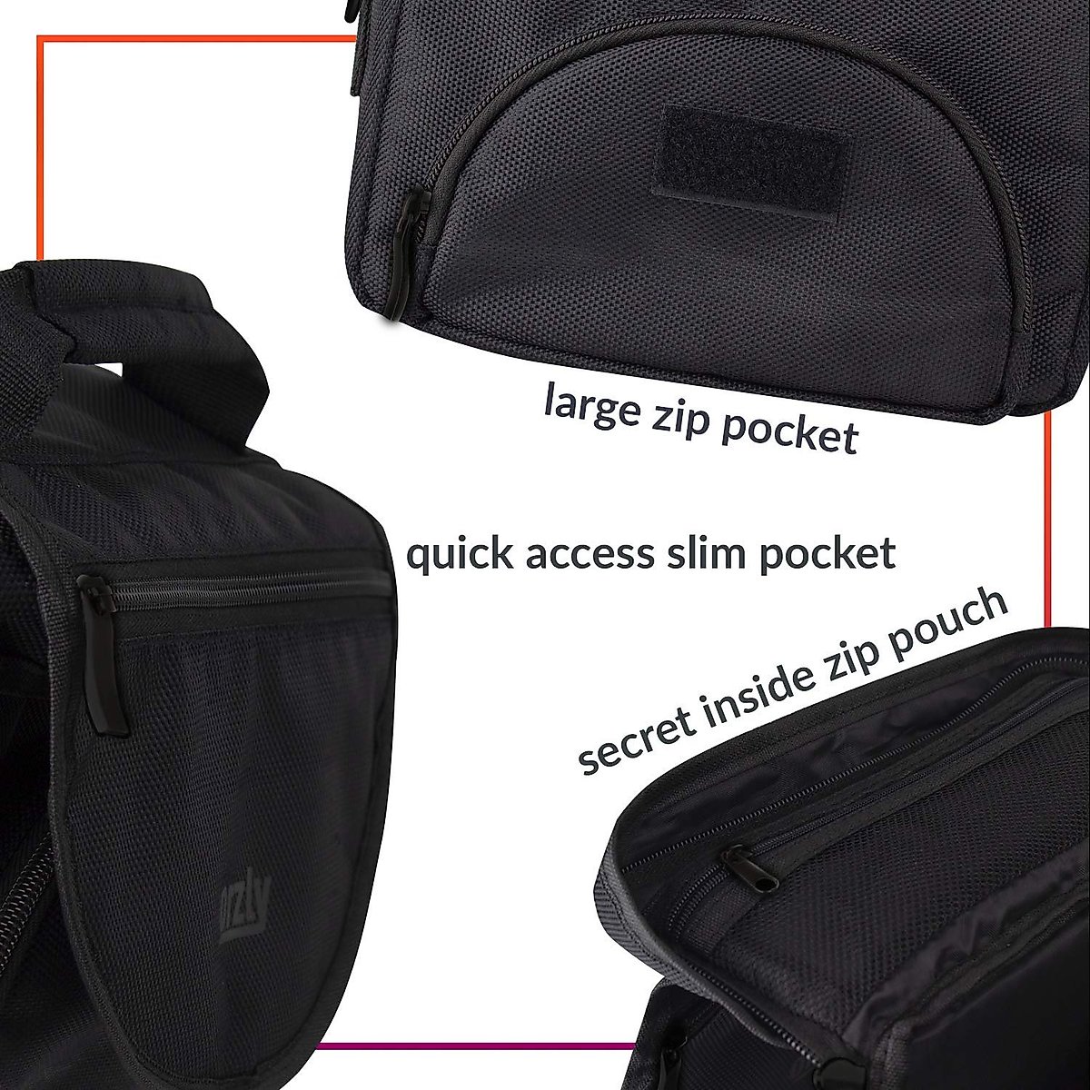Orzly Carry Bag for Google Stadia - Multiplayer Pro-Travel Case - Features Storage Compartments & Pockets - Plus Handle & Strap for Portability - Fits Two Stadia Controllers, Chromecast & Cables etc