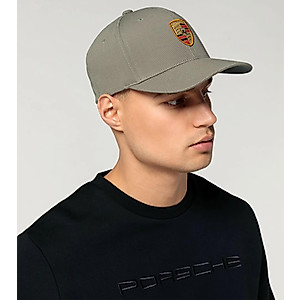 Porsche Grey Green Flexfit Baseball Cap
