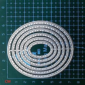 Cutting Dies Stencil Triangle Square Rectangle Round Ellipse Metal Mould for DIY Scrapbook Album Paper Card