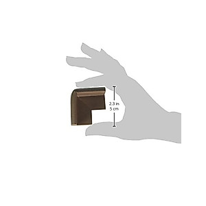 KidKusion Corner Cushion | Made in USA | Brown | 8 Pack | Furniture and Corner Protector