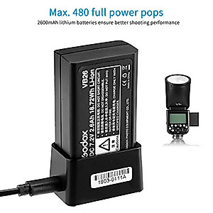 Godox V1-S Round Head Camera Flash Speedlite Flash for Sony Camera