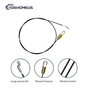 746-04229 (2-pcs) Clutch Drive Cable for MTD Craftsman Cub Cadet Yard Machines Yard Man with 746-04229B 946-04229 2-Stage Snowblower - 2 Pack 746-04229B Snow Blower