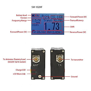 Surecom SW-102HF 1.5-70MHz V.S.W.R. & Power Meter