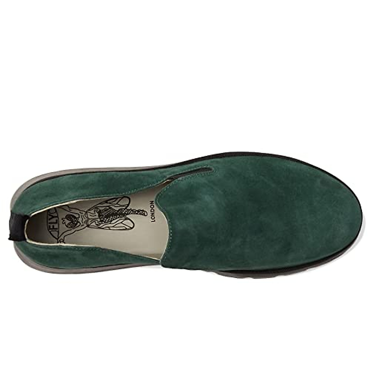 FLY London PECE406FLY Forest Green Suede EU 40 (US Women's 9-9.5) M