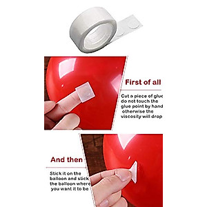 Balloon Arch Garland Decorating Strip, Balloon Decorating Strip, Dot Glue, for Party Easy to Make Balloon Garland(Upgraded Version)