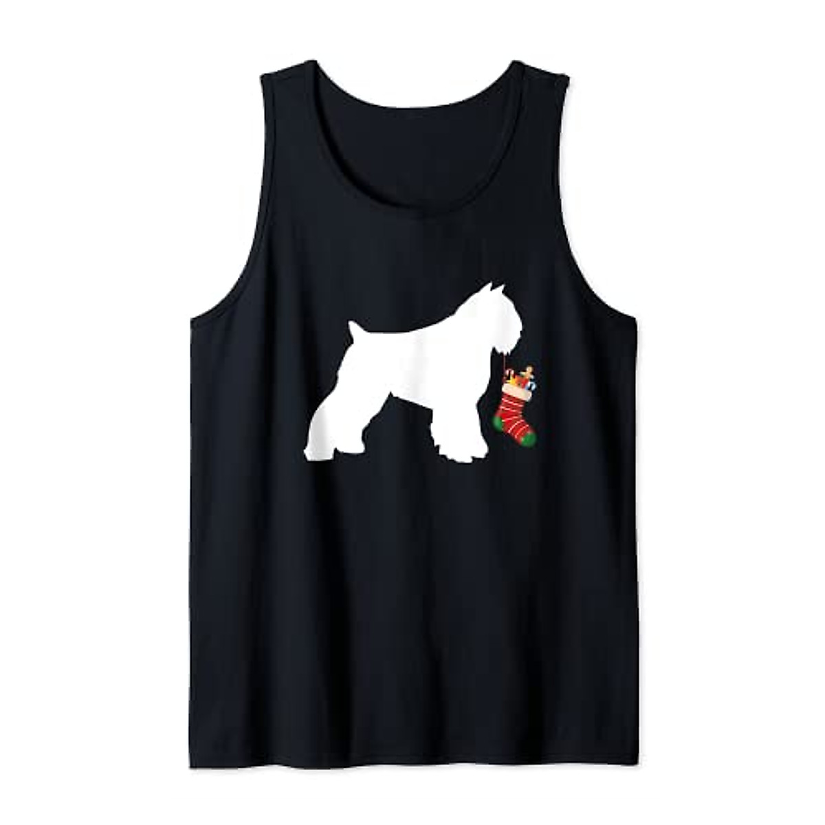 Bouvier des Flandres Christmas Stocking Stuffer Dog Tank Top