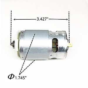 DC 18V 20V Motor N376649 18 teeth Replac for DeWALT DCD771 DCD771C2 DCD776 tool cordless drill screw driver