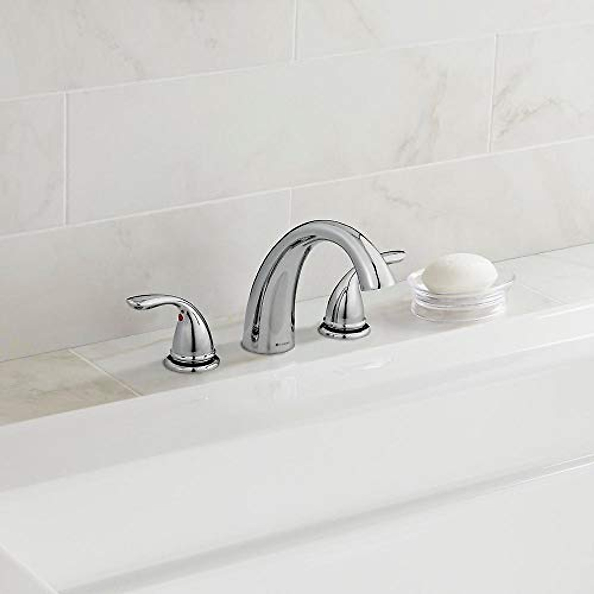 Glacier Bay Builders 2-Handle Deck-Mount Roman Tub Faucet in Polished Chrome
