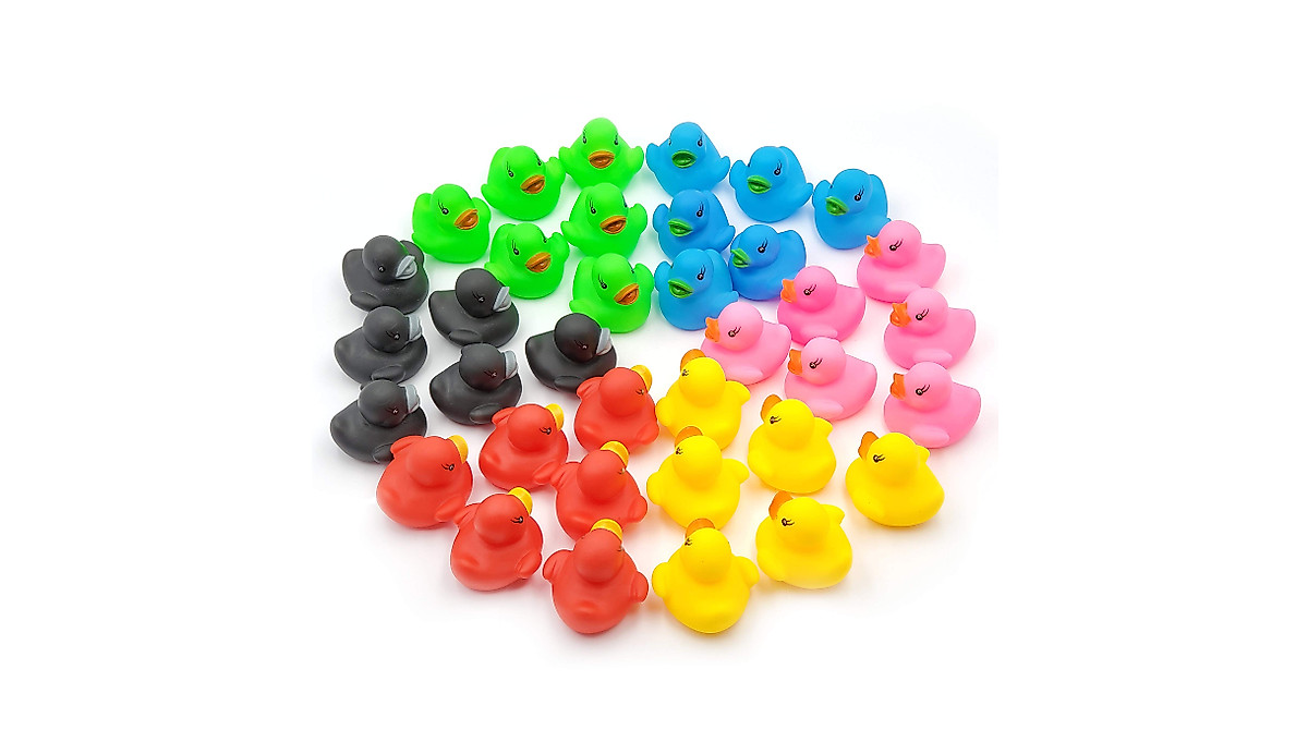 Classic Rubber Duck Toy Set - Fun for Kids' Parties