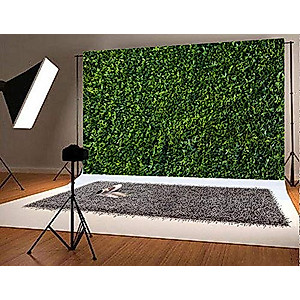 Art Studio 9x6ft Green Leaves Photography Backdrops Spring Nature Party Decoration Outdoorsy Theme Newborn Baby Shower Backdrop Wedding Photo Background Studio Props Booth Vinyl