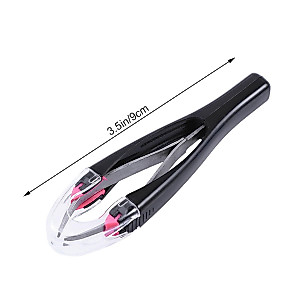 Lurrose Automatic Elastic Eyebrow Tweezer Retractable Tweezer for Eyebrow Removal (Color Random)