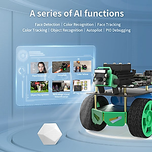 Yahboom Jetson Nano 4GB Robotic Jetbot Mini AI Programmable Python Robot Kit ROS Starter for University (4GB Ver Jetbot Mini with Nano 4GB)