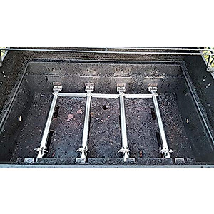 Votenli S9332A(4-Pack) S1473A(4-Pack) 16" Heat Tent and Burner for Charbroil 463243911, 463244011, 463246909, 463246910, 463247109, 463247209, 463247310, 463247412, 463247512, 463250212 Gas Grill