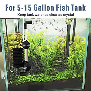 hygger Aquarium Single Sponge Filter for Small Fish Tank 5-15 Gallon