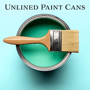 Empty Quart Paint Cans with Lids (2 Pack); Unlined Metal Paint Cans Value Pack