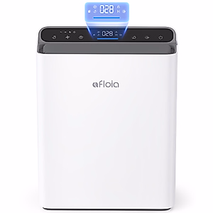 Afloia Air Purifiers for Home Large Room Bedroom Up to 1280Ft² with Laser Air Quality Sensor&Auto Mode, 3-Stage Air Purifier Filter for Pets Dander Pollen Allergies Dust Mold Odor Smoke, Europa
