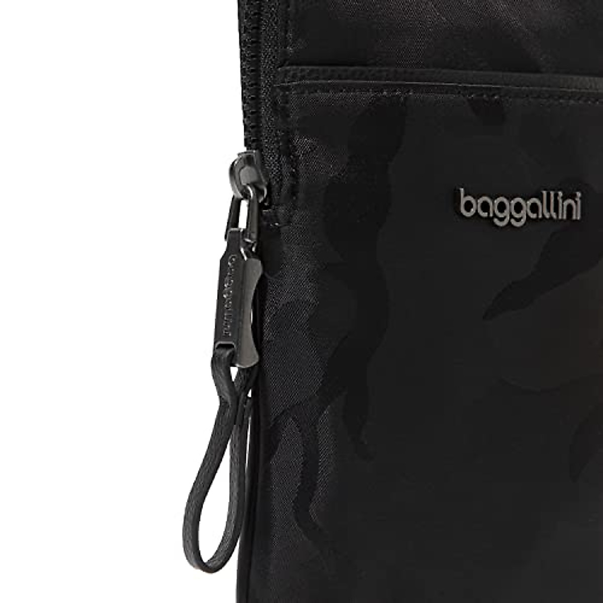 Baggallini Womens Broadway Crossbody cross body handbags, Black Camo Jacquard, One Size US