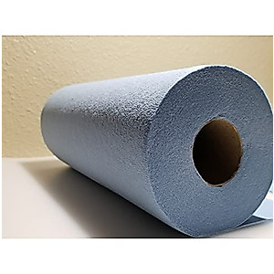 75130 Scott Single Rolls Blue Shop Towels Disposable 55 Sheets Pack 110 Total Paper Towels (2 PACK BUNDLE) Professional DIY Oil Absorbent Wipes 39.5 Sq Feet a Roll