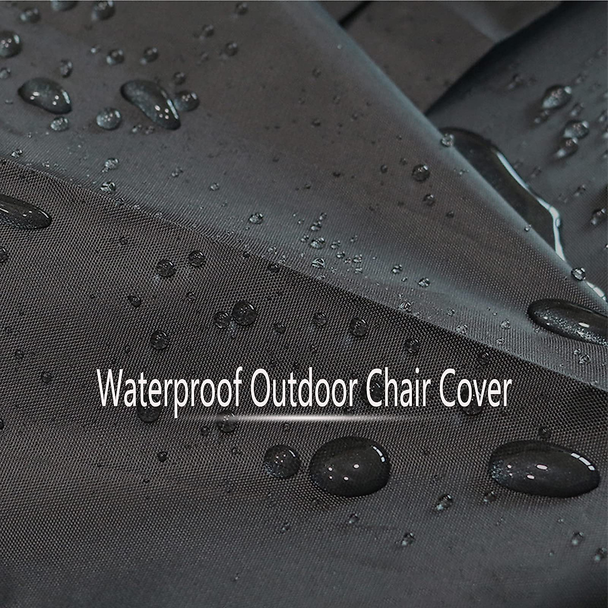 Outdoor Chair Covers Waterproof, Stackable Patio Chair Covers, Outdoor Furniture Covers, Durable 600D Oxford Barstool Chair Covers, Fits for 4-6 Stackable Dining Chairs,25.2"Lx 25.2"Wx 47.24Hx 27.56"H